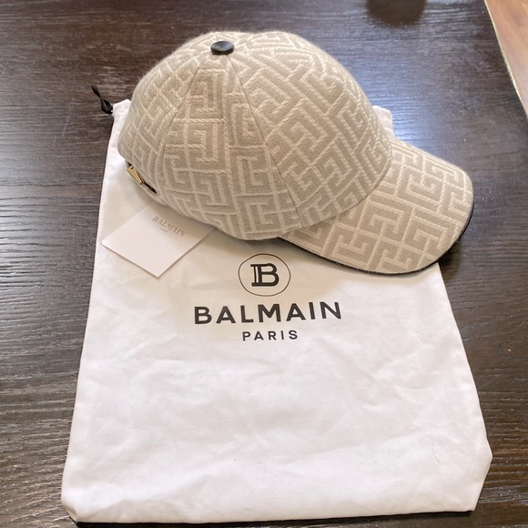 Balmain | Accessories | Balmain Monogram Baseball Cap | Poshmark